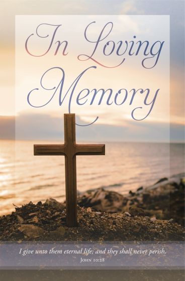 Funeral Bulletin Covers, In Loving Memory – Tally's