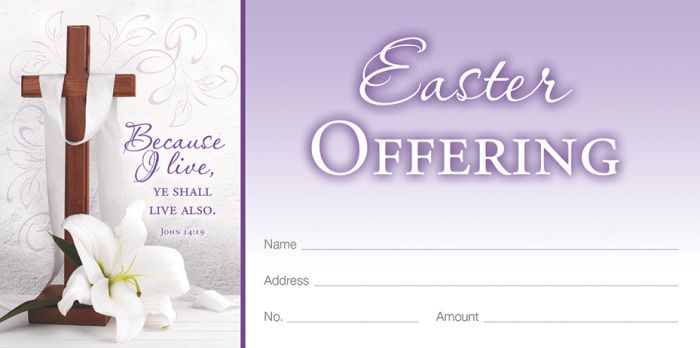 Easter Offering Envelopes – Tally's