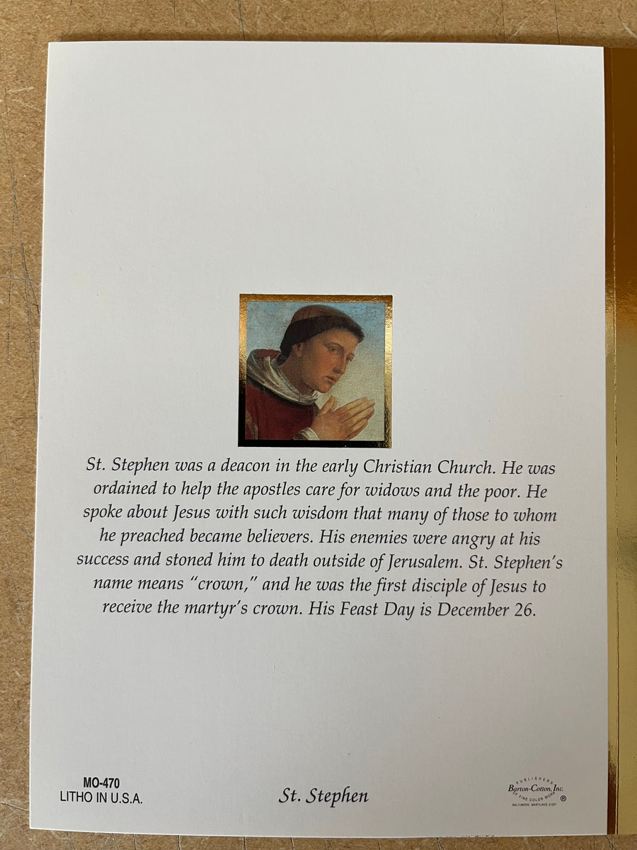 St. Stephen Prayer Intention Cards – Tally's