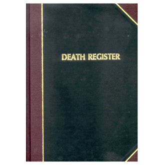 Death Register – Tallys Religious Gifts and Church Supplies