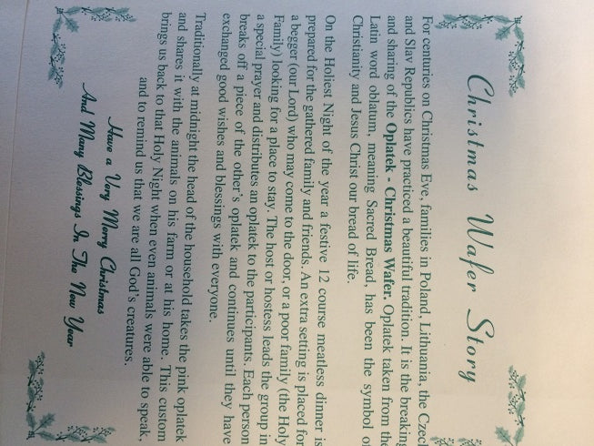 Christmas Wafer Envelopes – Tally's