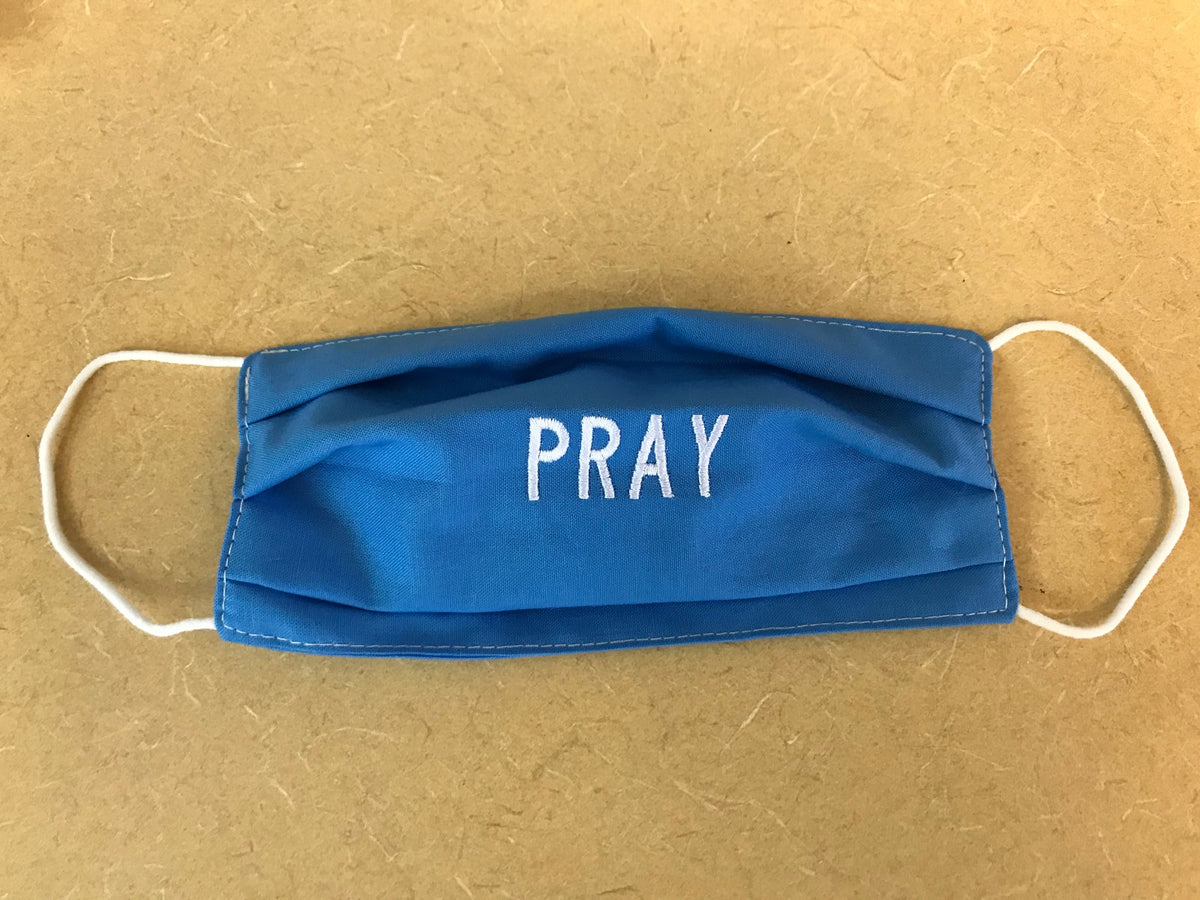 Pray Face Mask - Blue - Tally's