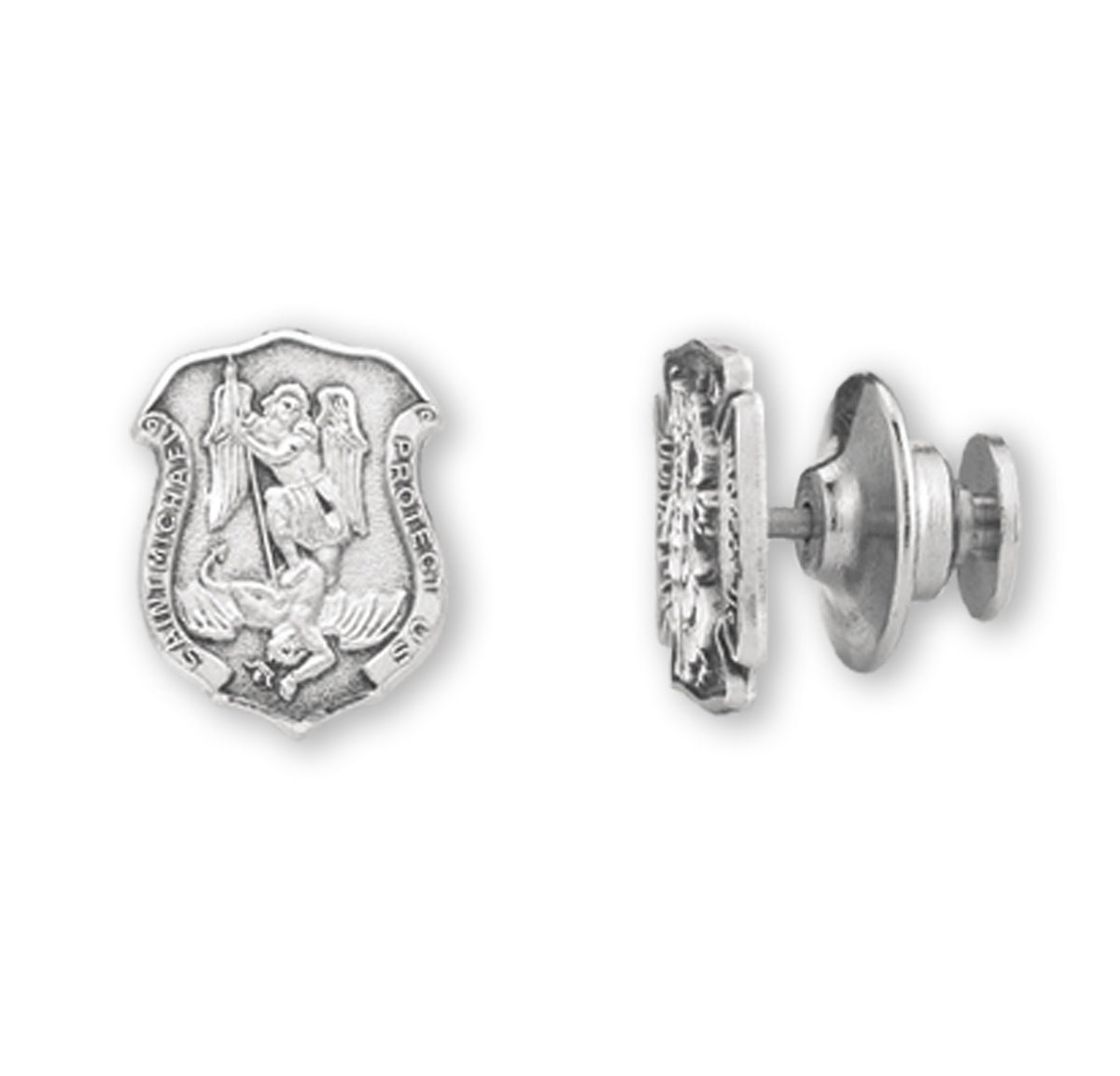 St. Michael "Police Badge" Lapel Pin – Tally's